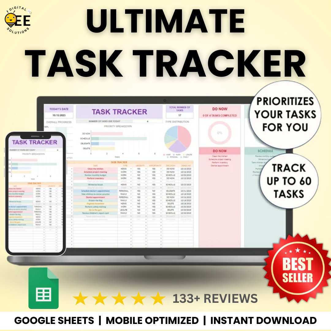 Ultimate Task Tracker 2024 – Digital Bee Solutions