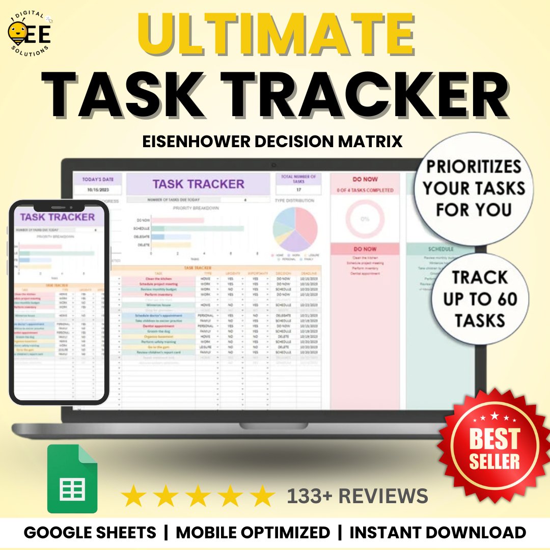 Ultimate Task Tracker 2024 – Digital Bee Solutions